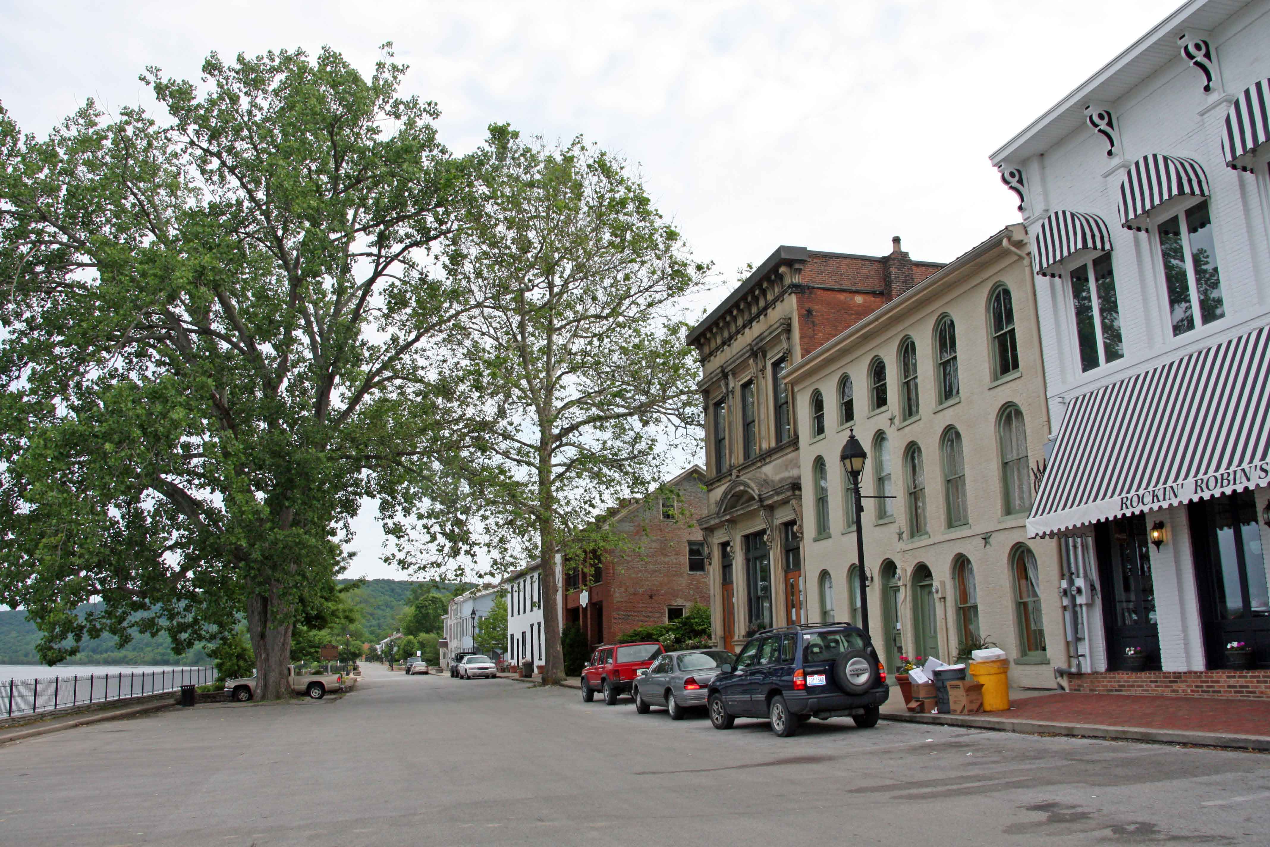 Ripley, Ohio was another prosperous river town in its day. Note how it ...