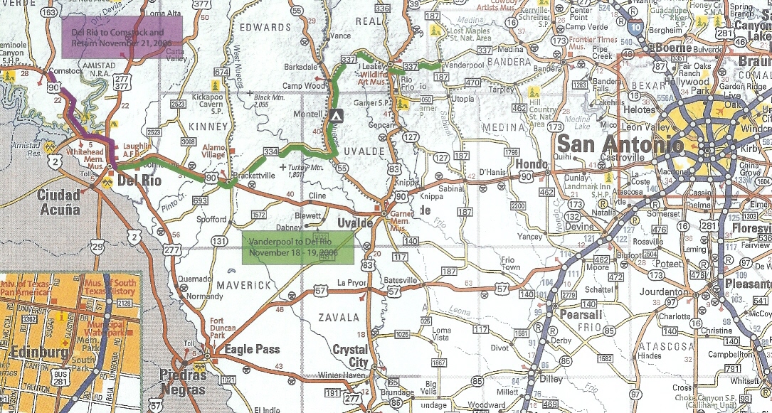 Bucky And His Bike:Vanderpool Texas November 2006